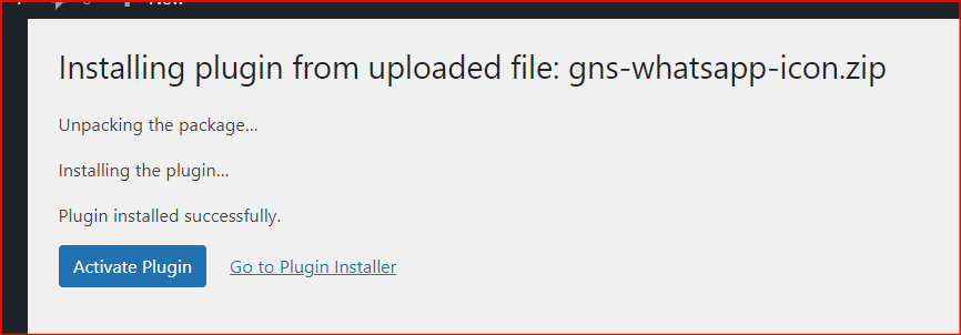GNS whatsapp plugin - Jeenus